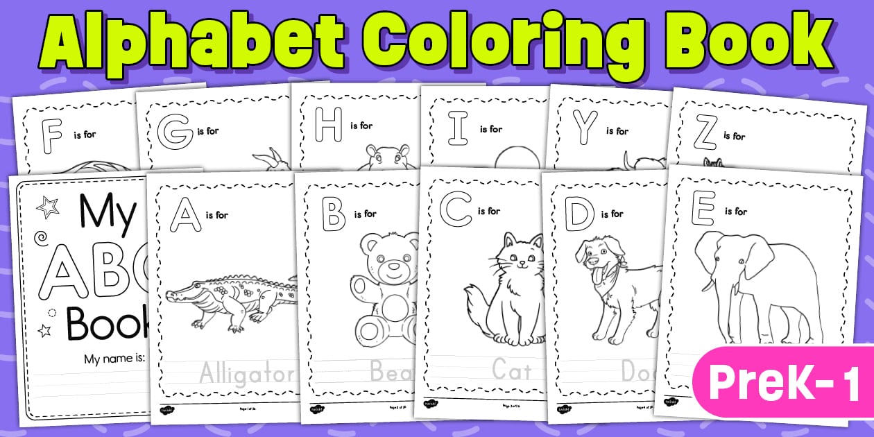 Alphabet Coloring Book