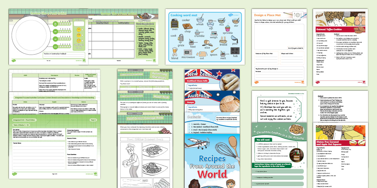 STEM IU Yr 2 Food Critics Wk 7-8 (teacher made) - Twinkl