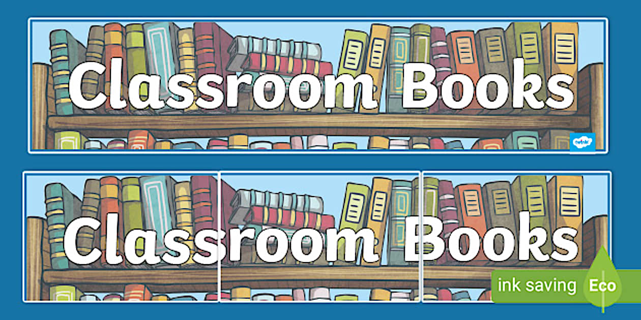 Giant Book Display Banner - Primary (Teacher-Made) - Twinkl