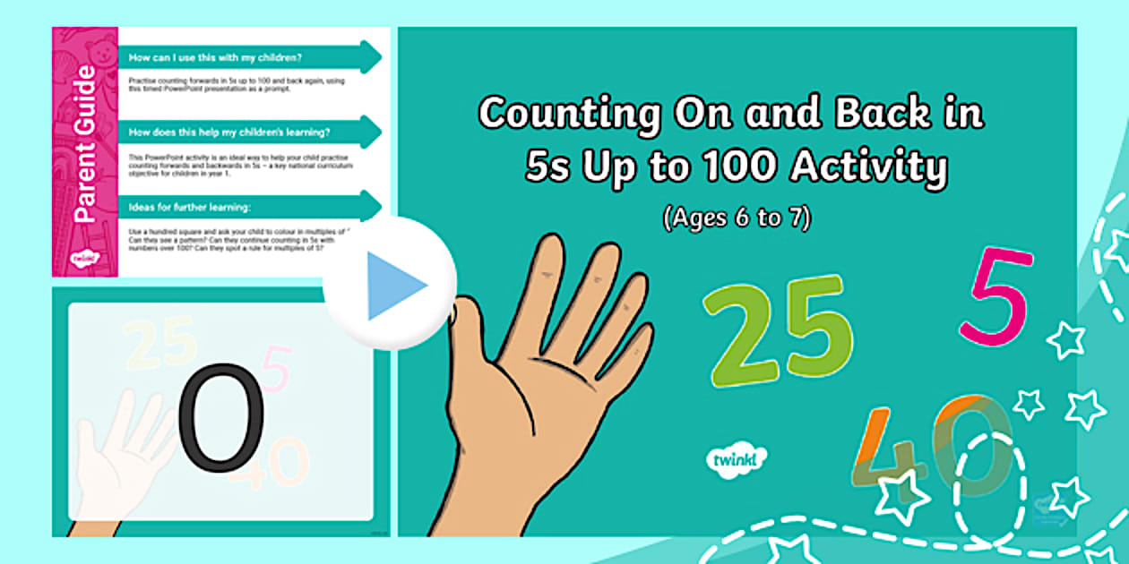 👉 Counting in 5s PowerPoint (Ages 5 - 6) - Parents - Maths