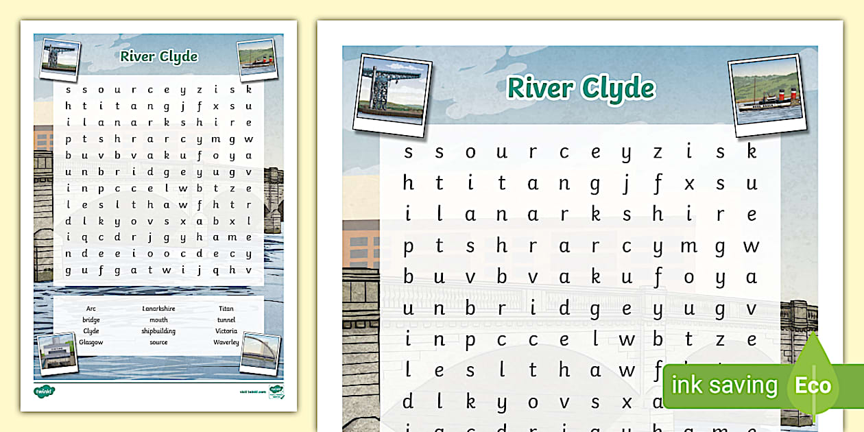 River Clyde Word Search
