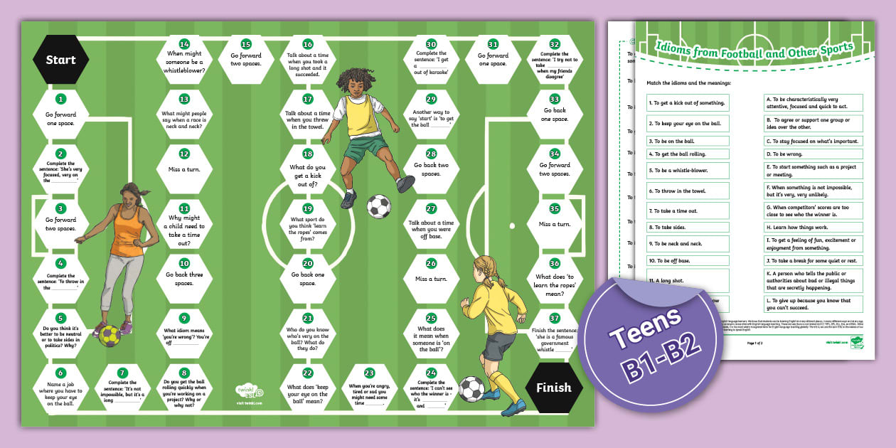 Idioms from Football and Other Sports (Teacher-Made)
