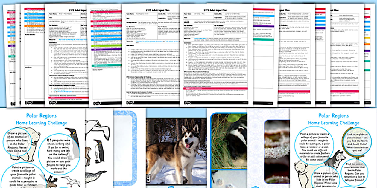 EYFS Polar Regions Adult Input Planning and Resource Pack