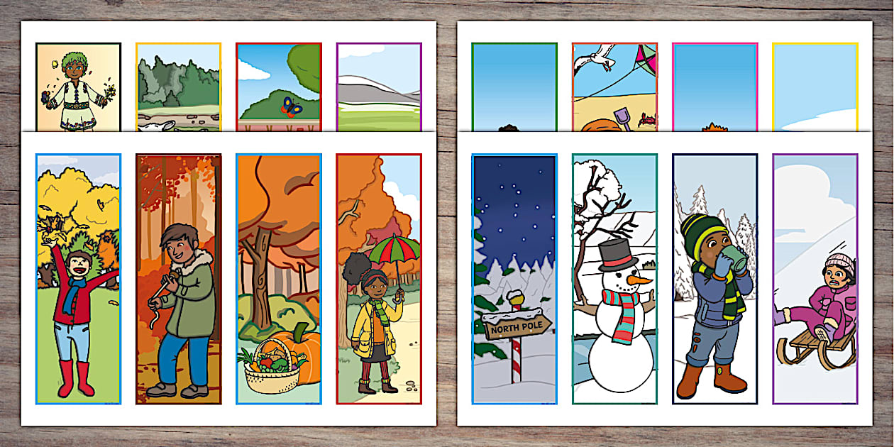 Seasonal Bookmarks | Twinkl Party (teacher made) - Twinkl