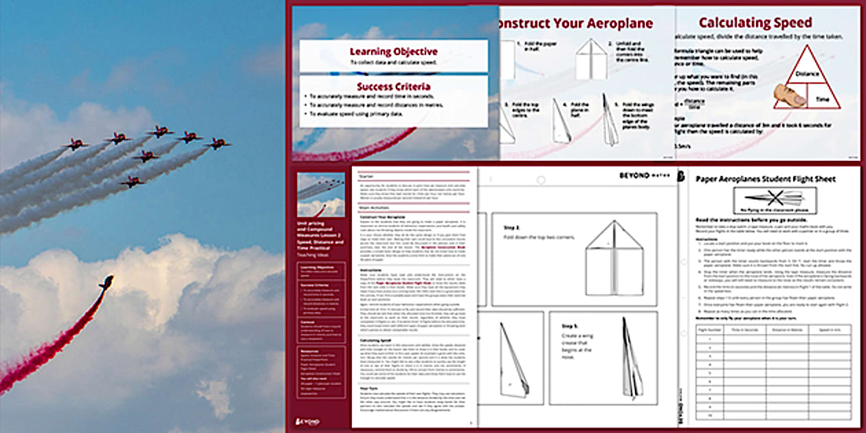 👉 Speed, Distance and Time Practical Lesson Pack | KS3 Maths