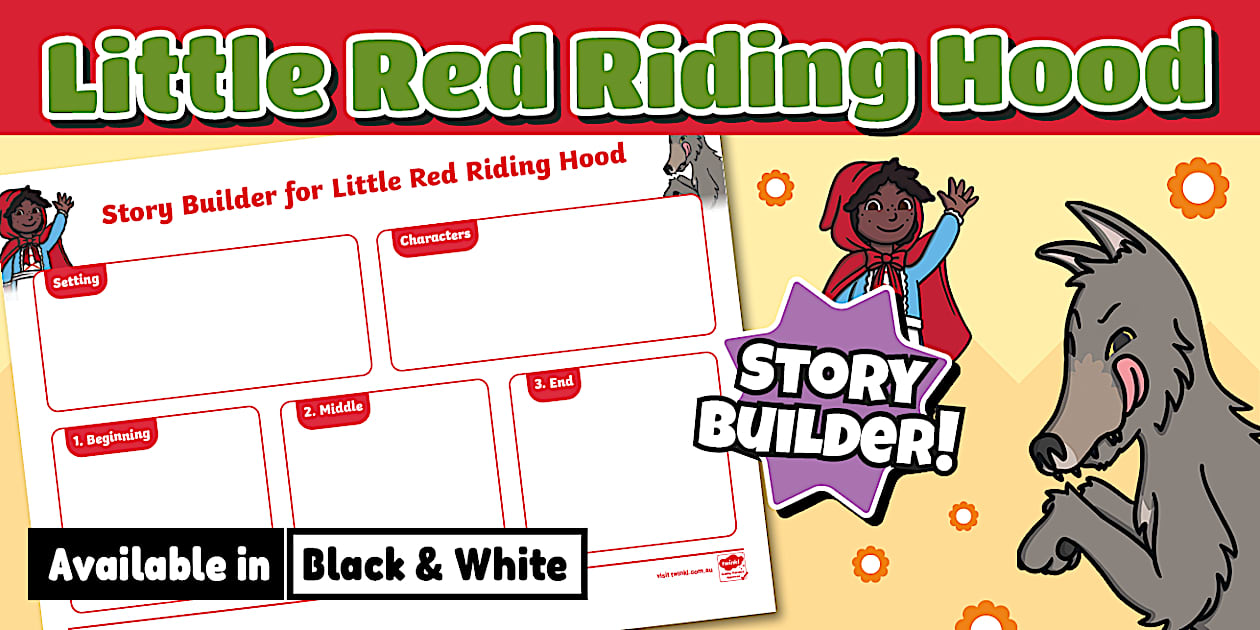 Little Red Riding Hood Story Builder Activity