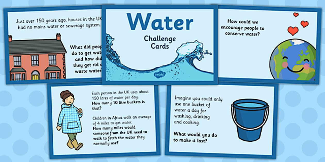 Water Challenge Cards