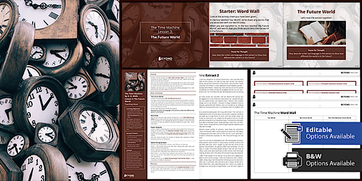 Time Machine Lesson 3: The Future World | KS3 English
