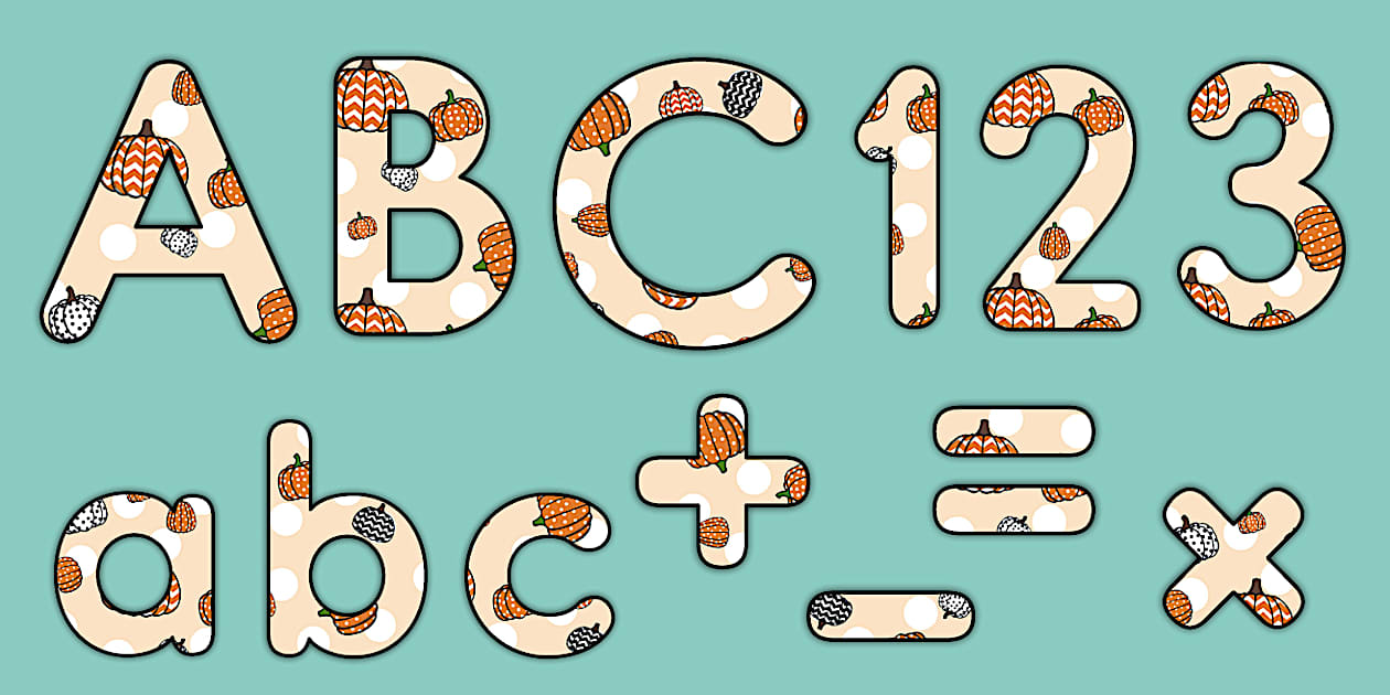 Welcome to Our Patch! Letters and Numbers