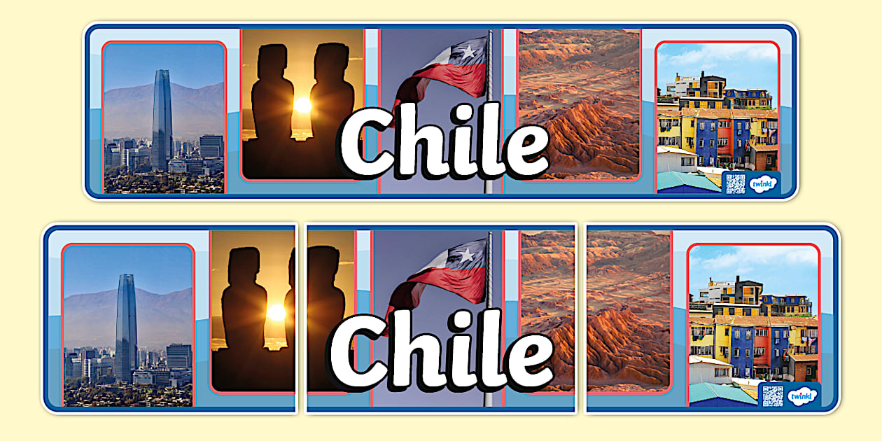 Cartel Fotográfico: Chile (teacher made) - Twinkl
