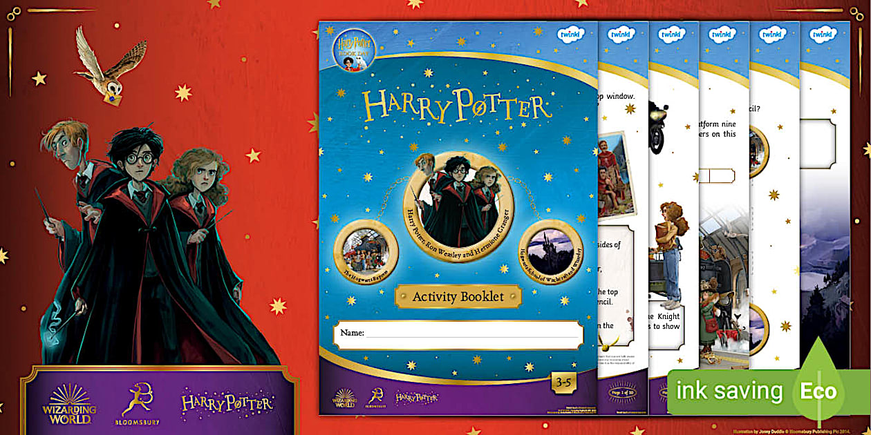 FREE! - Harry Potter: Giant Activity Mat Activity Booklet [Ages 3-5]