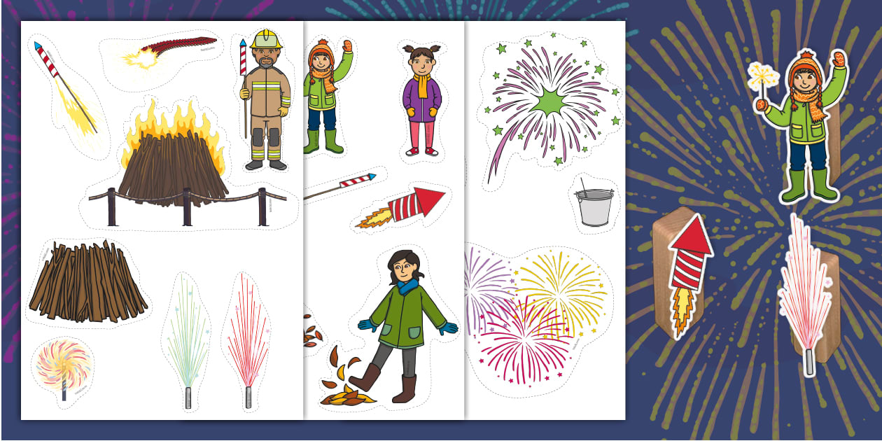 Bonfire Night Small World Characters