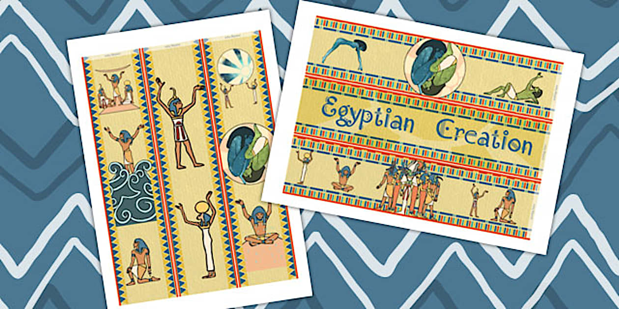 Ancient Egyptian Creation Story Display Borders - ancient egypt