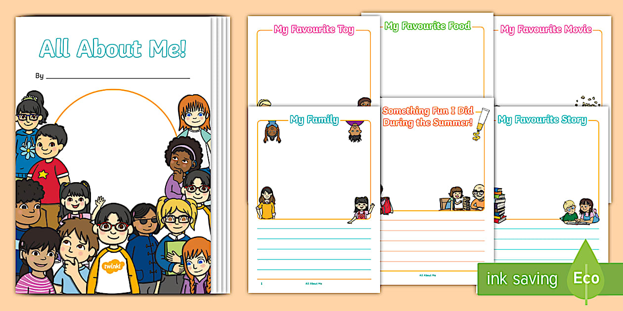 All About Me EYFS Transition Booklet | Early Years Resources