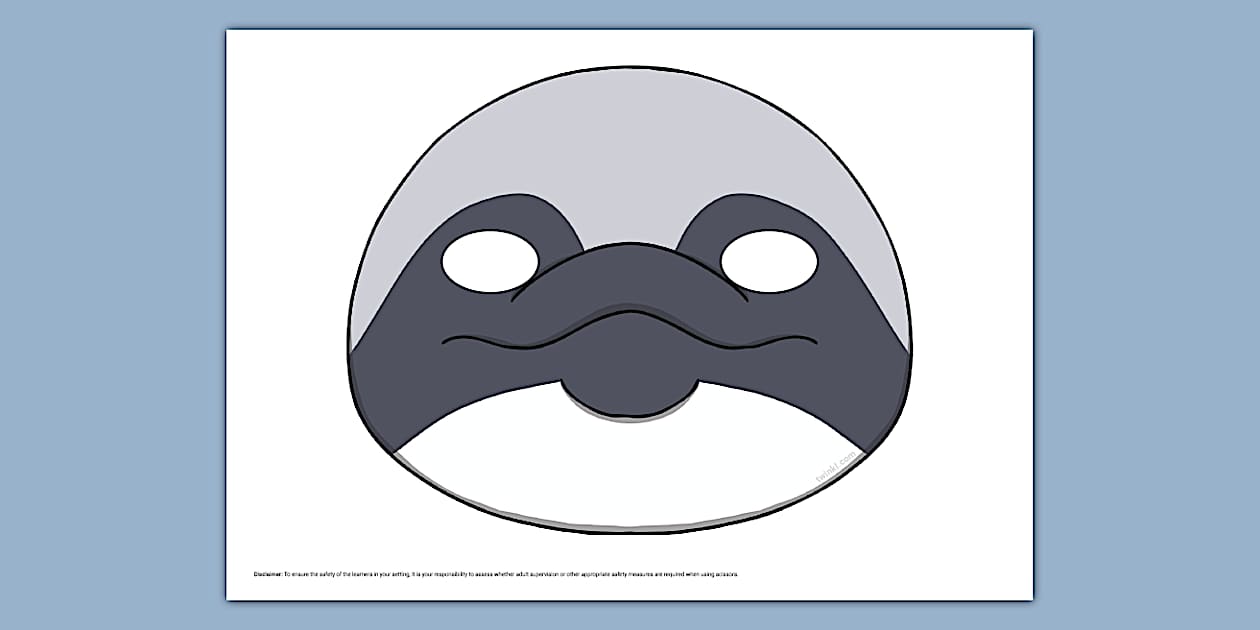 Dolphin Role-Play Mask - Twinkl - KS1 (teacher made)