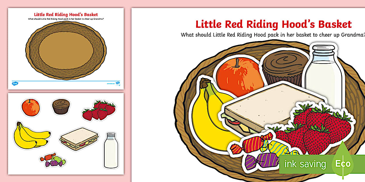 Editable Little Red Riding Hood Cutting Skills - Twinkl