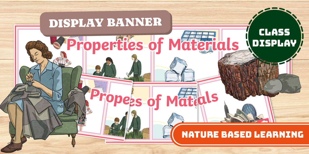 Outdoor STEM Display Banner – Properties of Materials