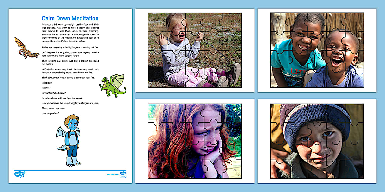 PSED Changing Me: Calming Down Home Learning Pack - Twinkl