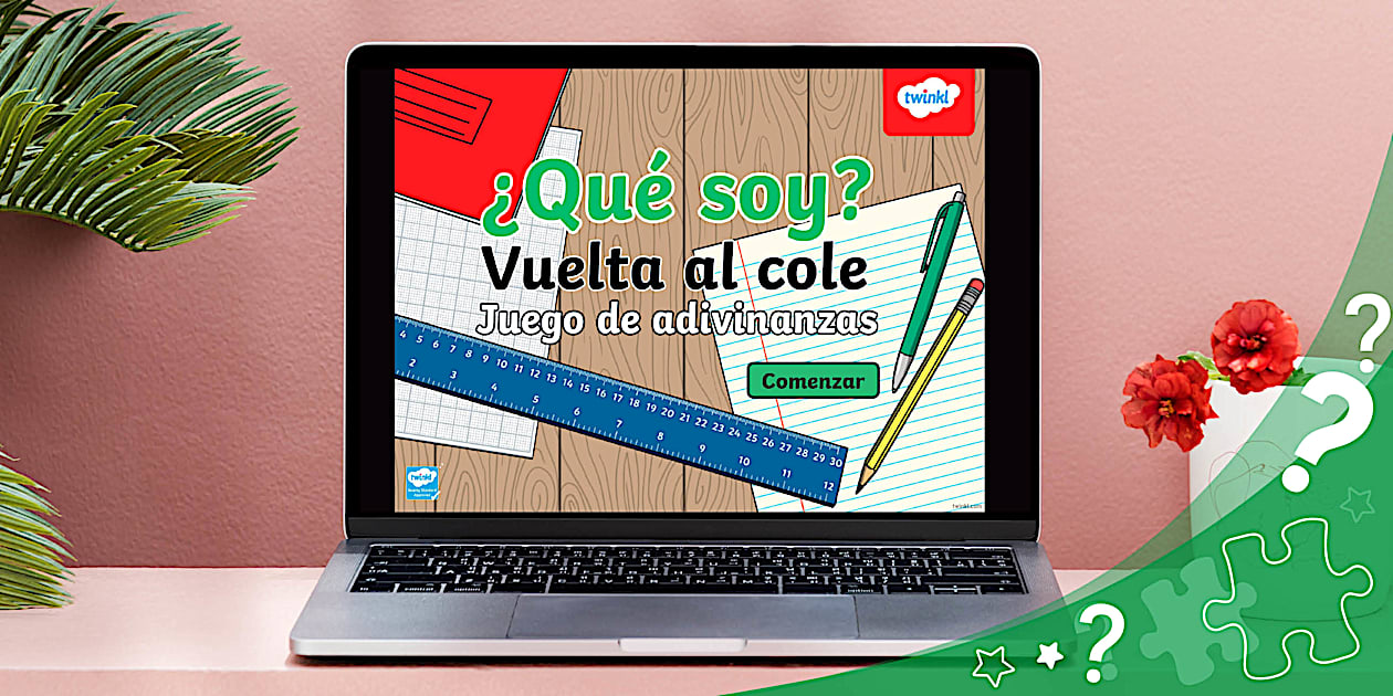 Juego de adivinanzas: ¿Qué soy? - La Escuela - Twinkl Puzzled
