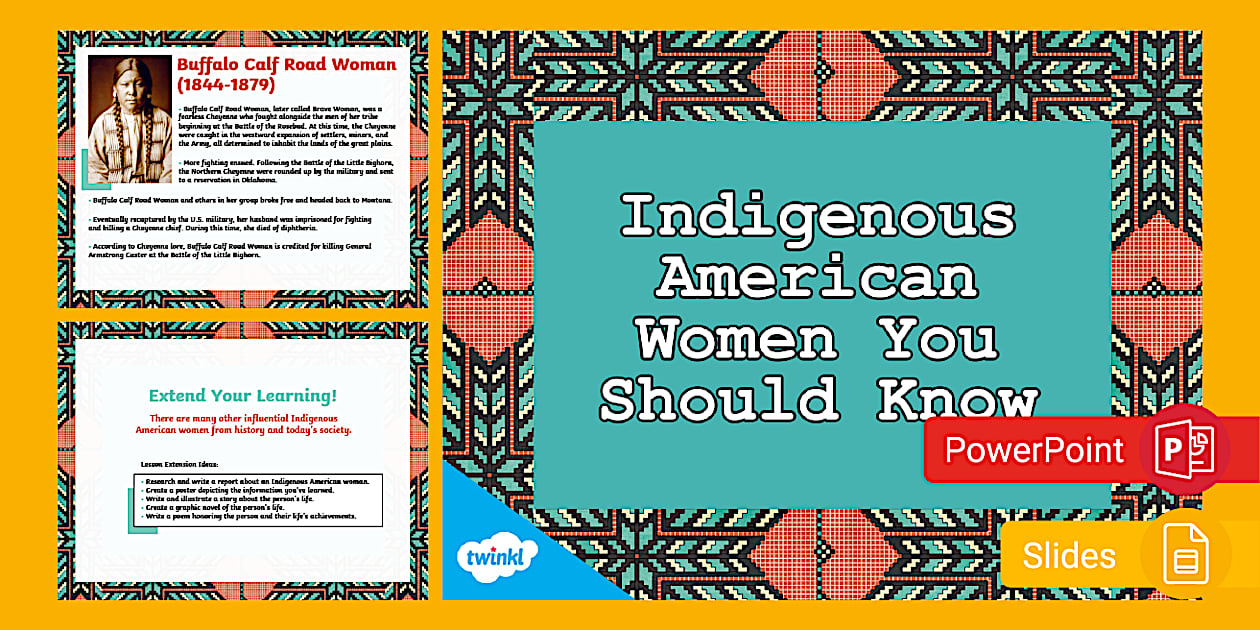 Indigenous American Women You Should Know PowerPoint & Google Slides for