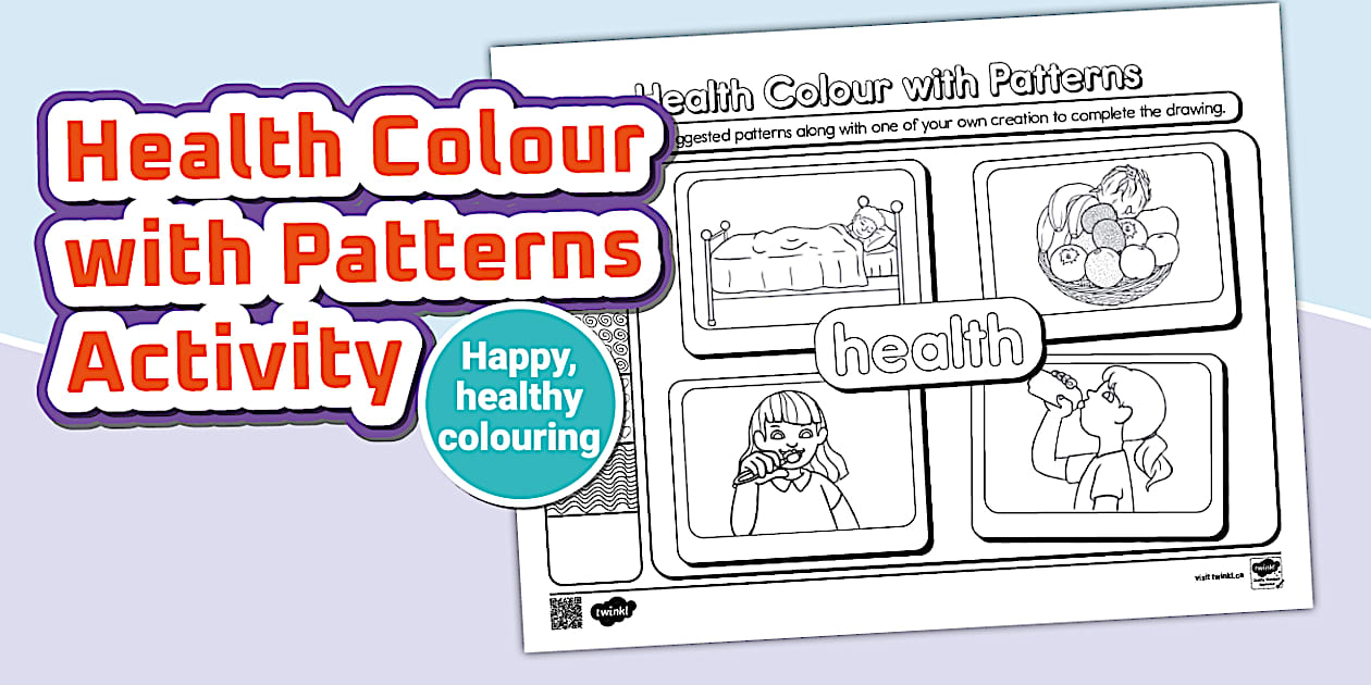 Health Colour with Patterns Activity