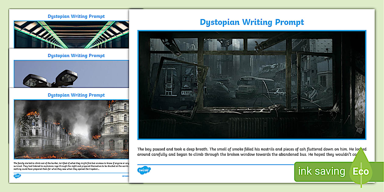 Dystopian Writing Prompts - Creative Writing Stimulus Cards