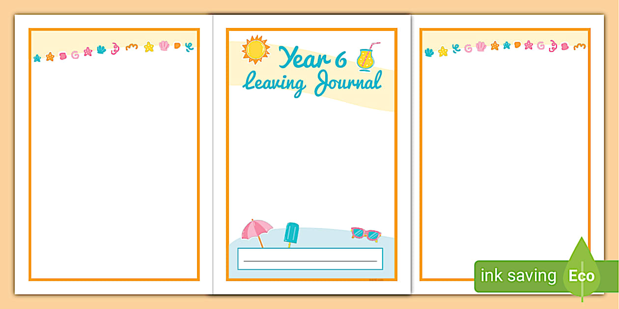 Year 6 Leavers Journal