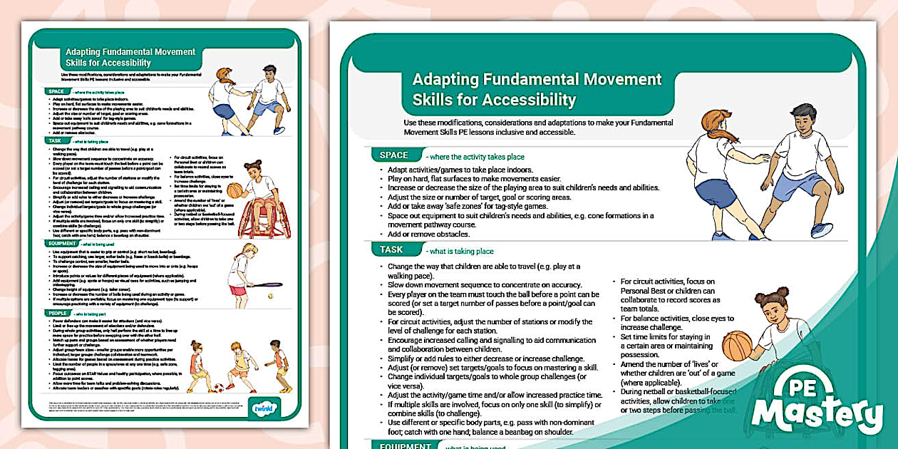 Adapting Fundamental Movement Skills for Accessibility