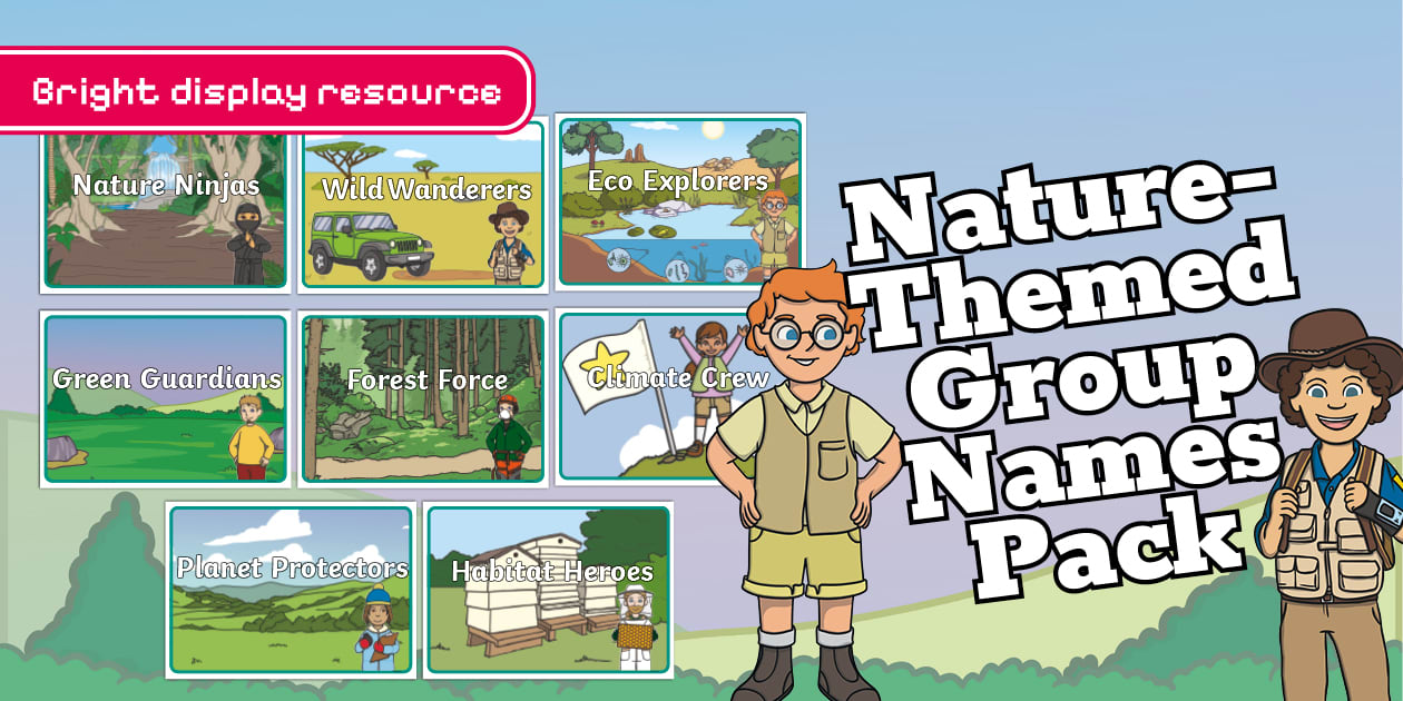 Nature-Themed Group Names Pack