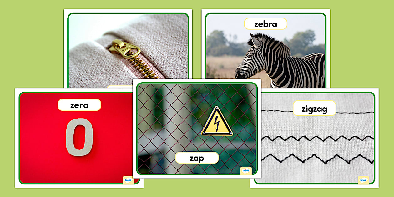 Things That Start With Z Photos (teacher made) - Twinkl