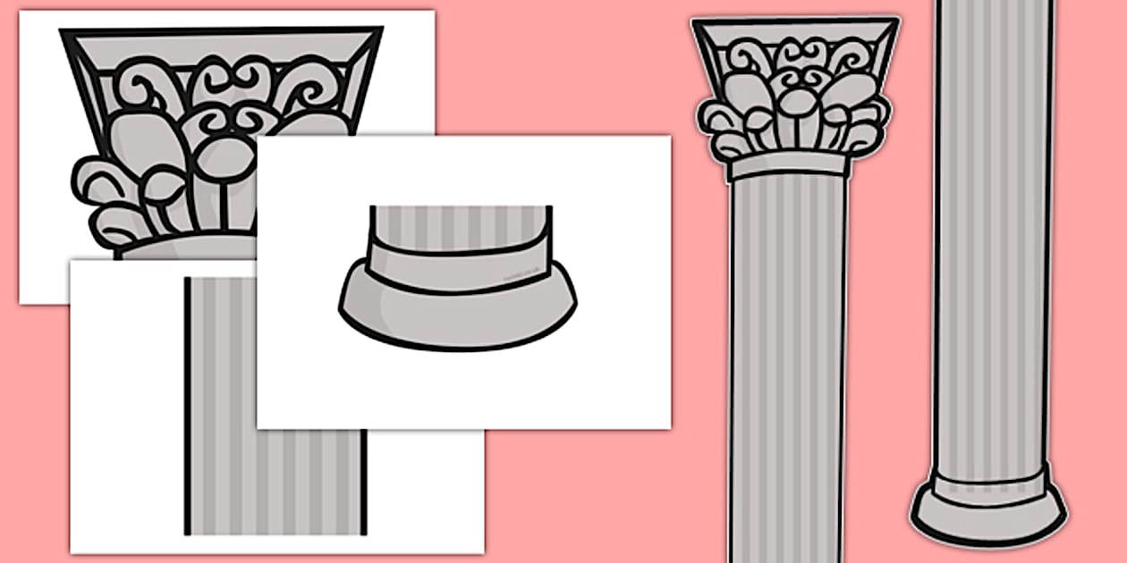 Large Display Pillars (teacher made) - Twinkl