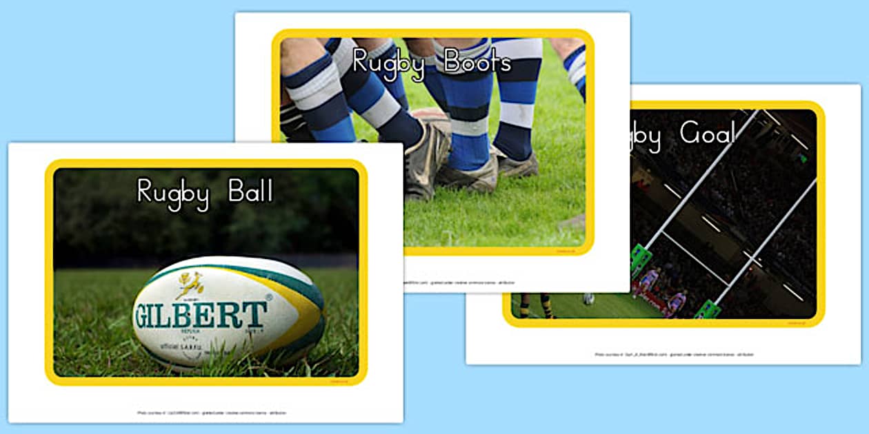 TAS Rugby Display Photos (teacher made) - Twinkl