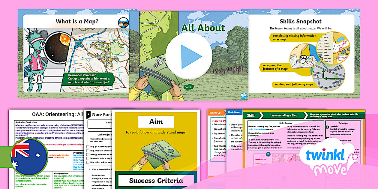 Year 5 OAA Lesson 4: All About Maps - Twinkl
