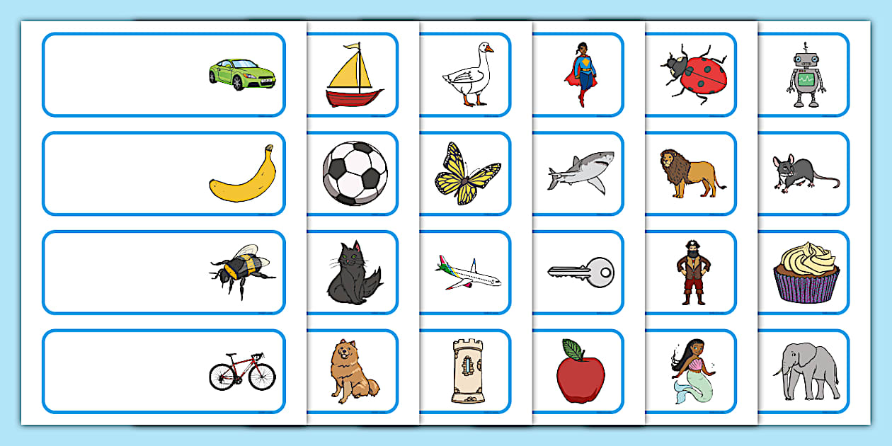 Pick and Mix Class Set Recognition Editable Tray Labels