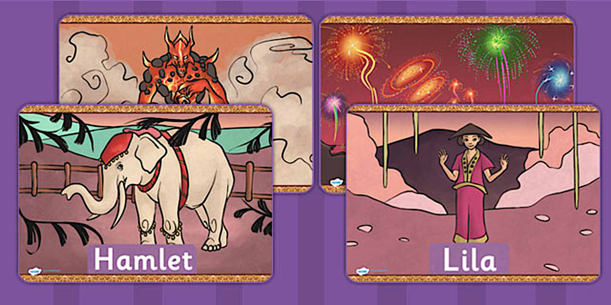 The Firework Makers Daughter Display Posters (teacher made)