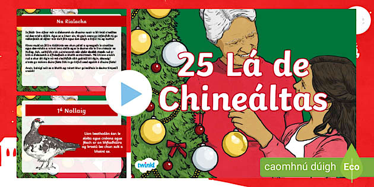 25 Days of Kindness PowerPoint Gaeilge (teacher made)