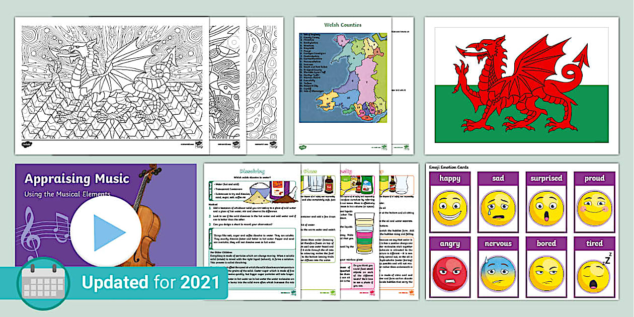 Twinkl Cymru: Wales Taster Resource Pack Age 7-11 - Twinkl