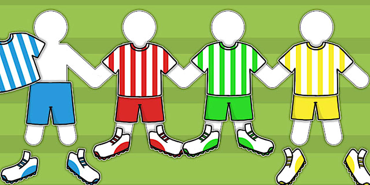 Football Team Paperchain Activity (teacher made) - Twinkl