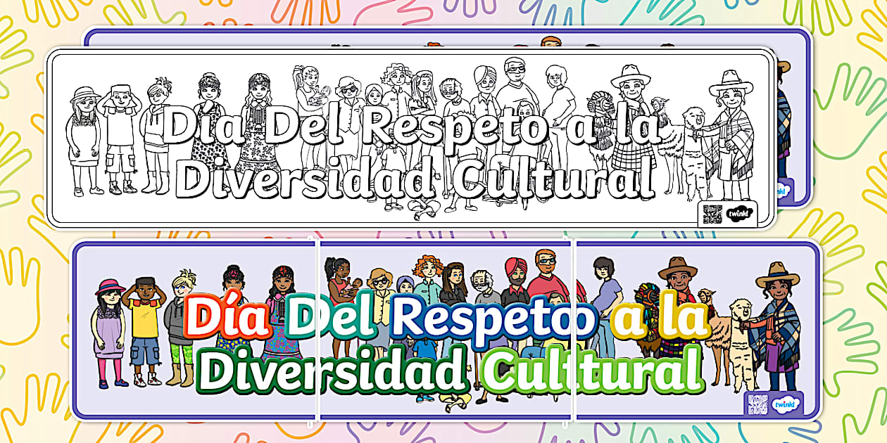 Cartel: Día Del Respeto a la Diversidad Cultural - Twinkl