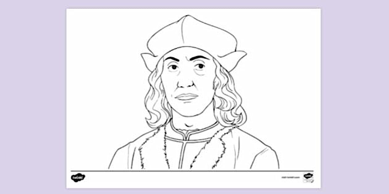 Henry VII Colouring Sheet (teacher made) - Twinkl