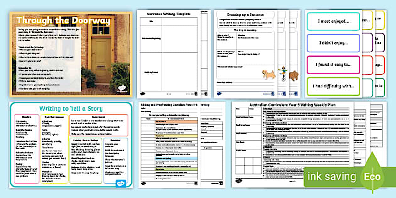 Year 5/6 Writing Intervention Tutoring Program Pack - Twinkl