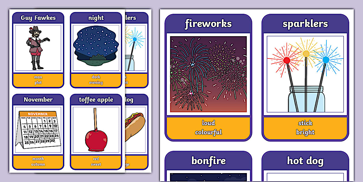 Bonfire Night 'Leave it out!' Game Cards (Teacher-Made)