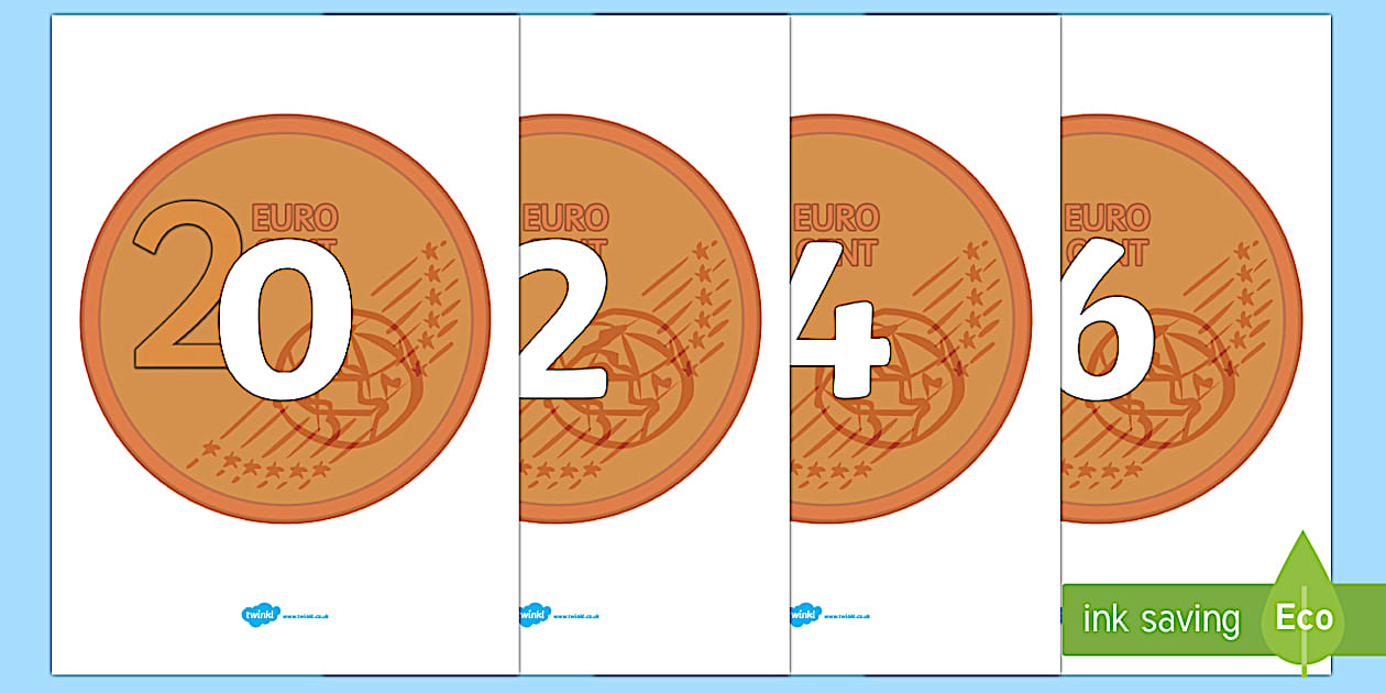 Counting in 2s on 2 Cent Coins (teacher made) - Twinkl