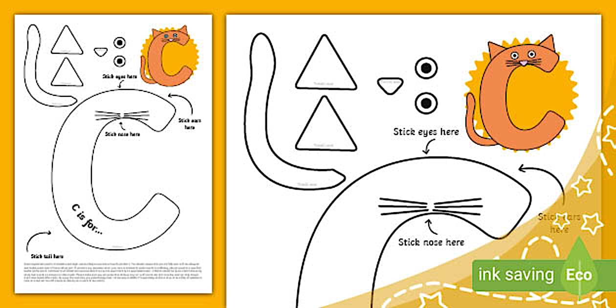 Make Your Own Alphabet Animals - C (teacher made) - Twinkl