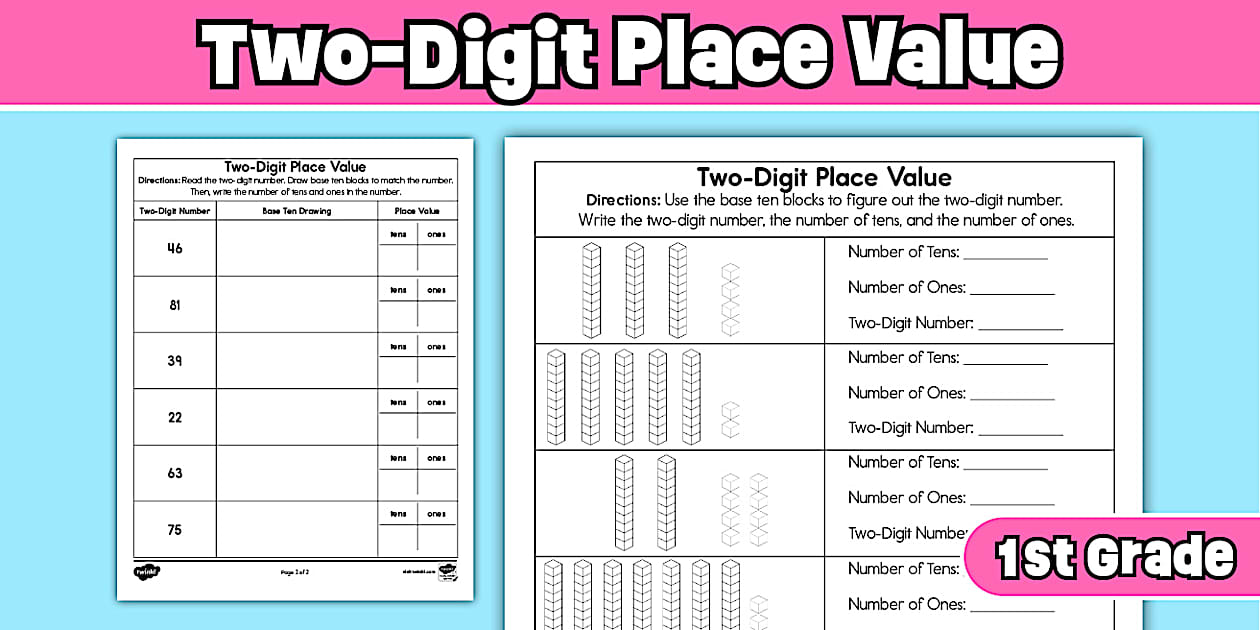 Understanding Tens and Ones Place Value Worksheet