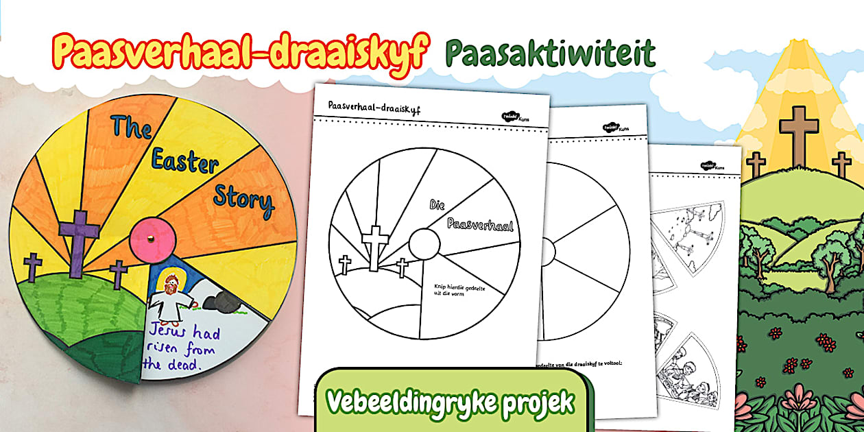 Paasverhaal-draaiskyf - Paasaktiwiteit