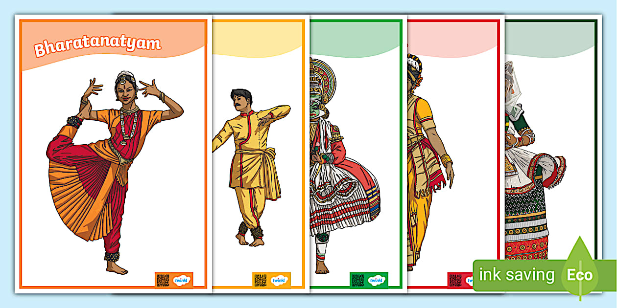 Dances of India Posters (teacher made) - Twinkl