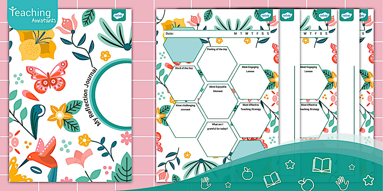 Editable HLTA | TA | Reflection Journal (teacher made)