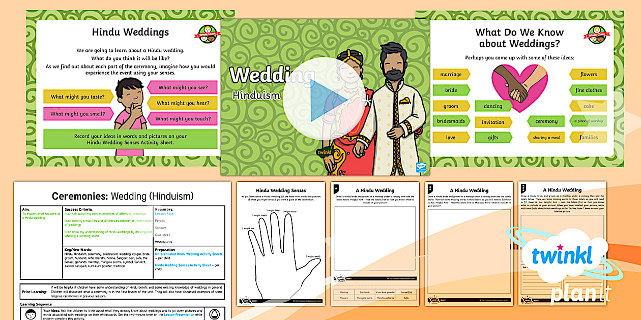 RE: Ceremonies: Wedding (Hindu Dharma) Year 2 Lesson 5