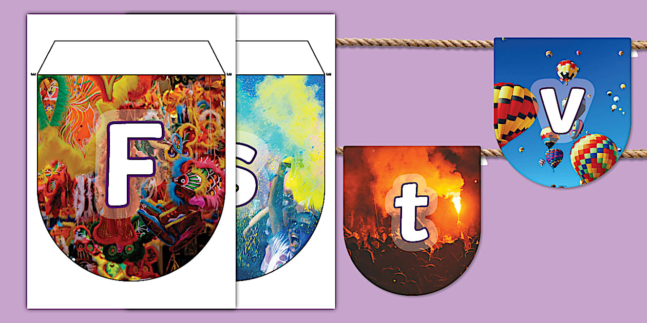 Festival Photo Display Bunting
